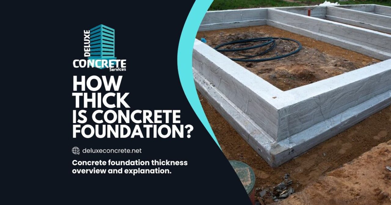 How thick is concrete foundation?